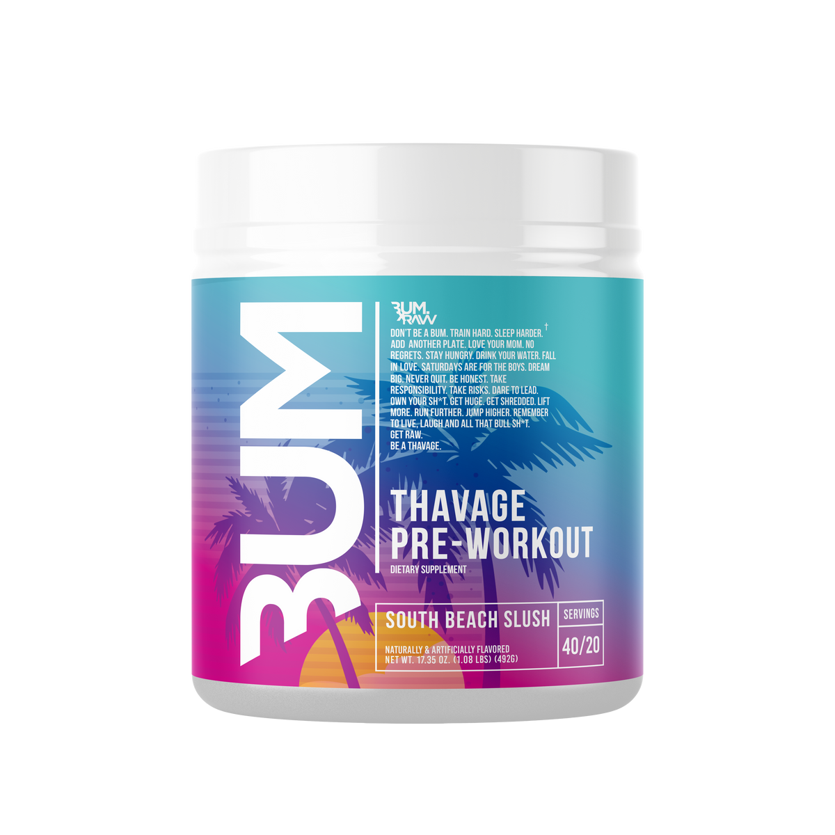 Raw Nutrition BUM - Thavage Pre Workout – Mass Nutrition
