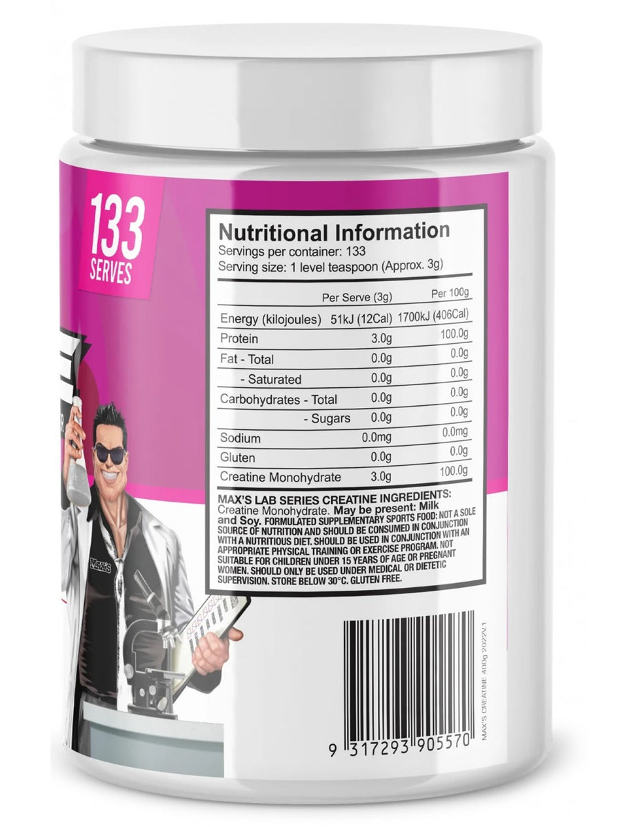 Max's Creatine Monohydrate – Mass Nutrition
